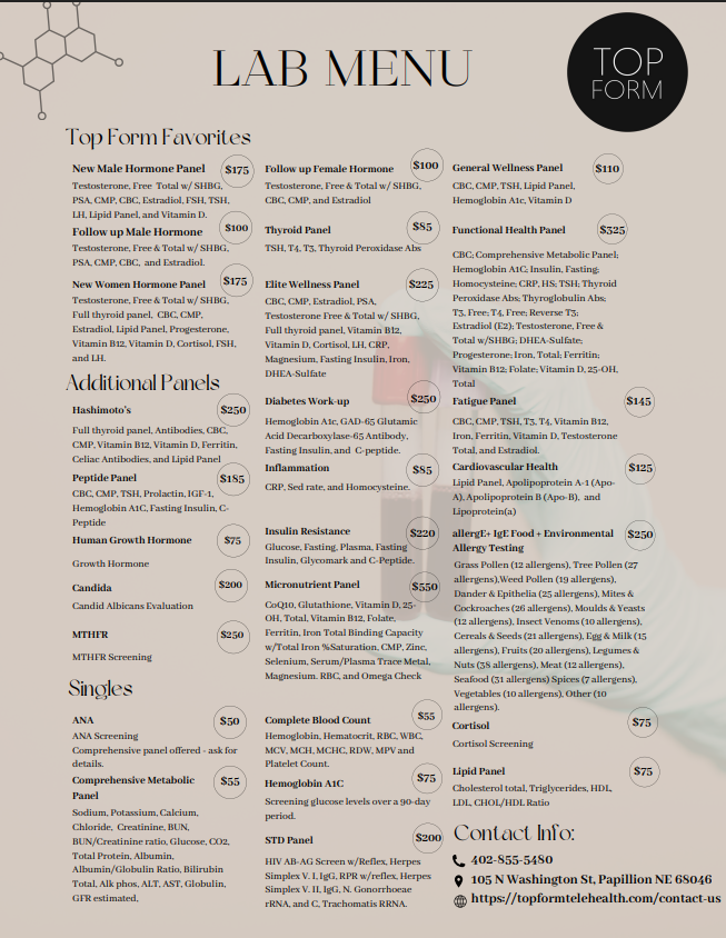 Lab Draws and Diagnostics – topformcare.com